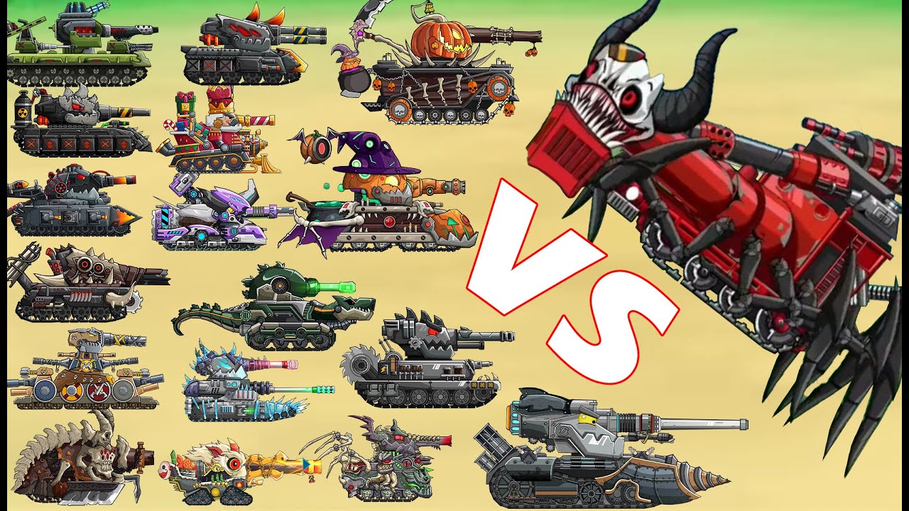 All Tanks VS Ant Boss One by One - YouTube