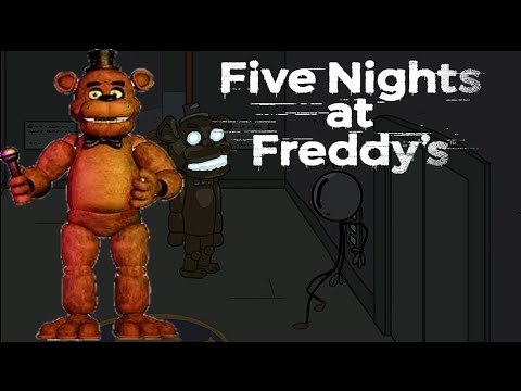 Freddy reference in stickman: fleeing the complex(stickman X five nights at Freddy's)