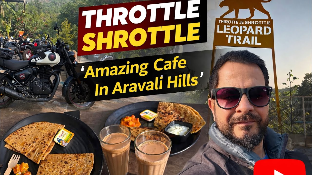 LEOPARD TRAIL GURGAON || THROTTLE SHROTTLE CAFE || MORNING RIDE 🔥🔥🔥 ...