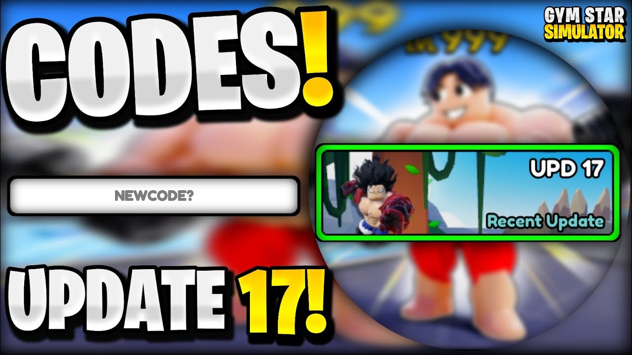 🤯*NEW?* All Working UPDATE 17 CODES FOR GYM STAR SIMULATOR! GYM STAR SIMULATOR CODES - YouTube