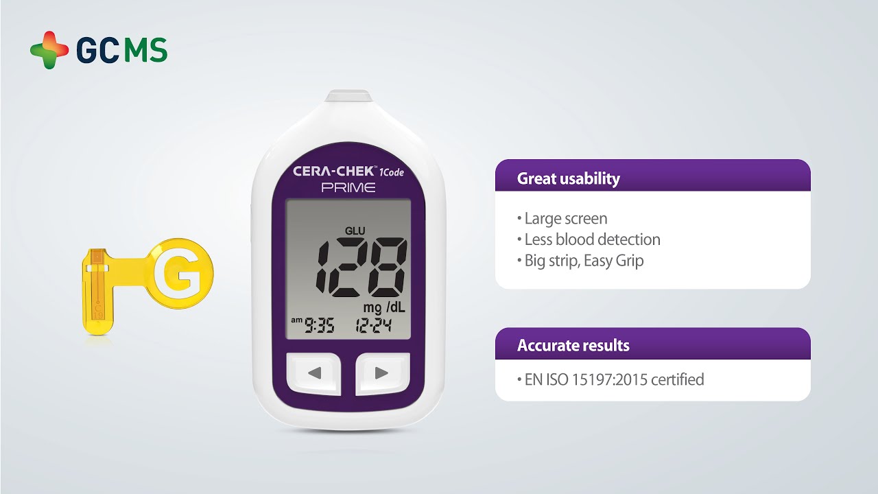 CERA-CHEK 1Code PRIME(BGMS) Integrated Manual - YouTube