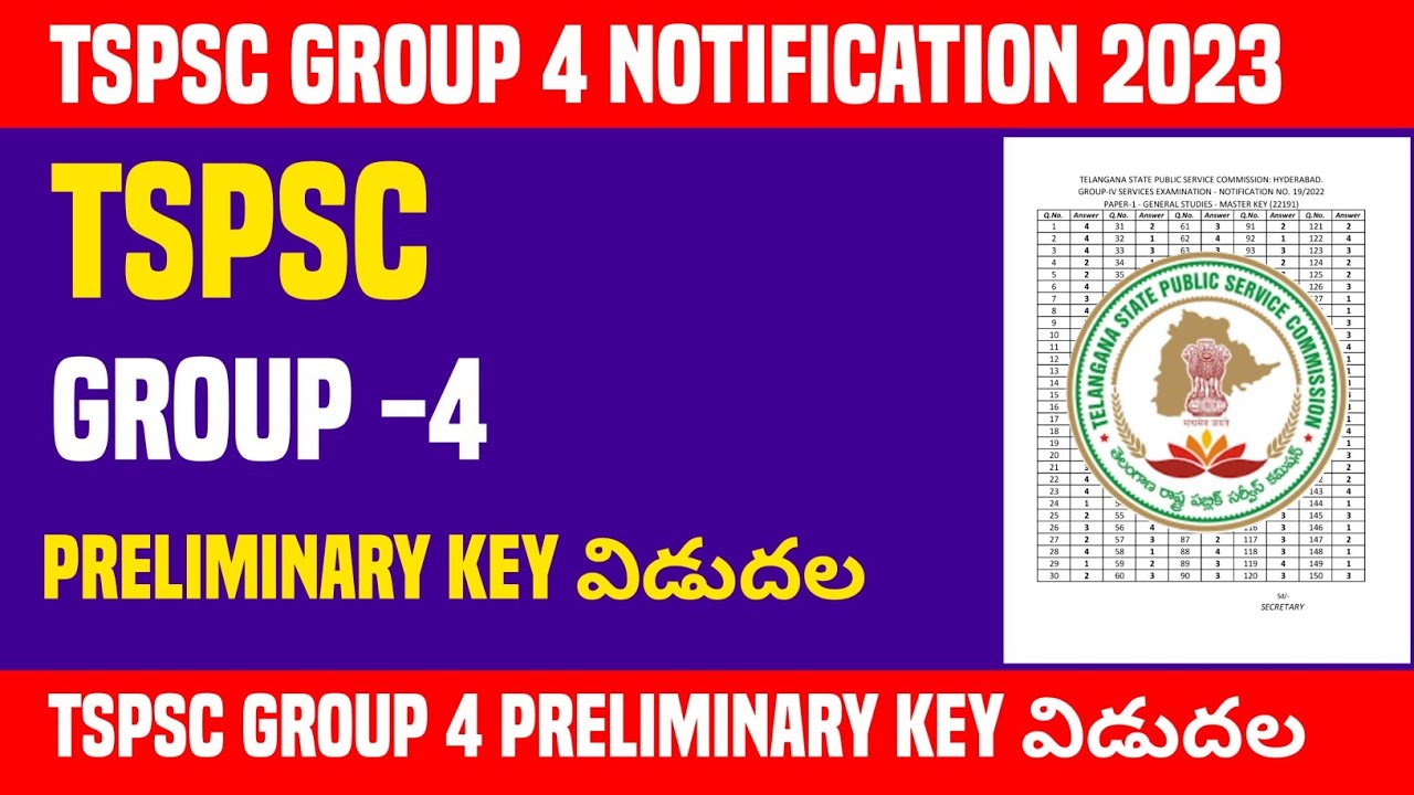 ️ Tspsc గ్రూప్ 4 ఫలితాలు విడుదల l ఇప్పుడే వచ్చిన తాజా సమాచారం l Tspsc ...