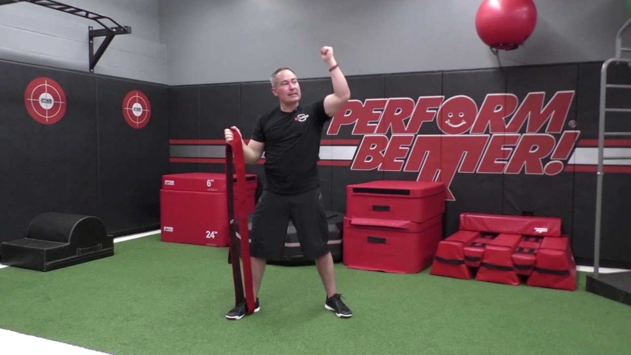 NT Loop One Arm Overhead Press - Band Shoulder Exercise - YouTube