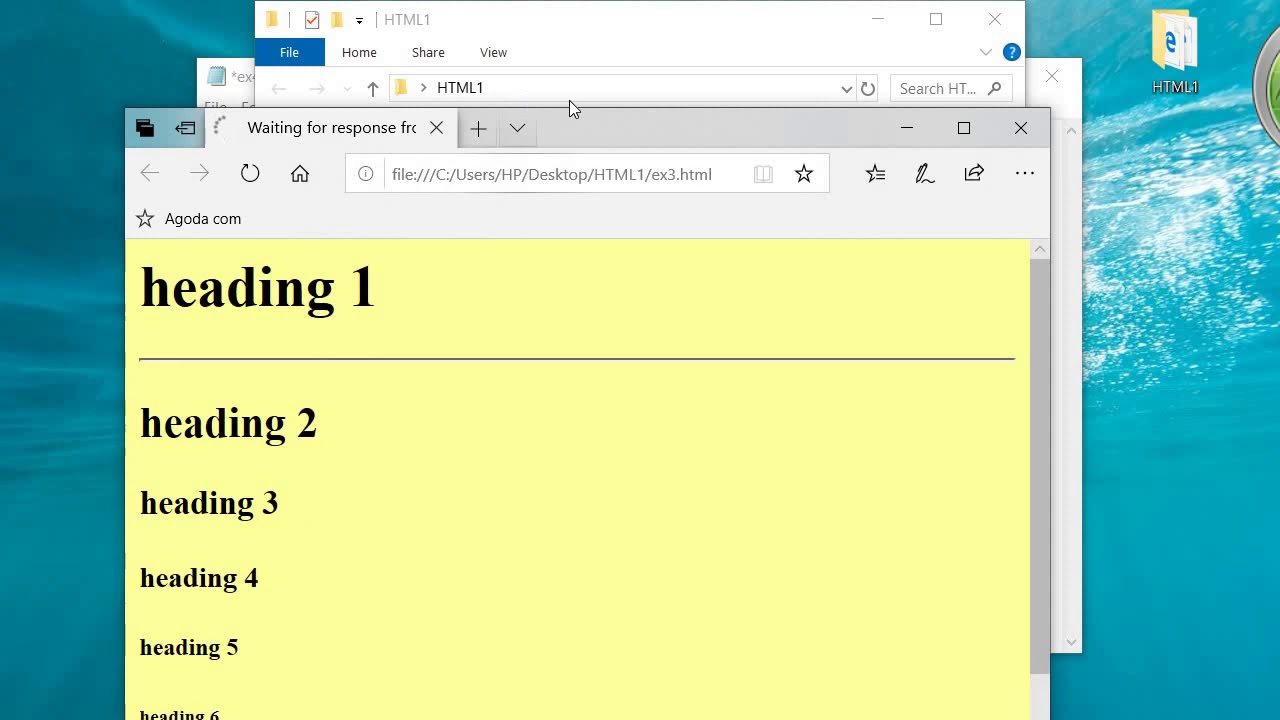 HTML Basics about center and anchor tag part 4 - YouTube