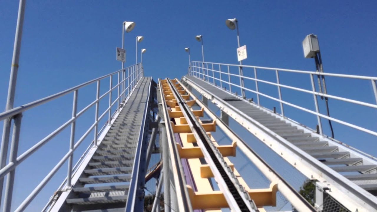 Vortex Stand-Up Coaster (HD POV) California's Great America - YouTube