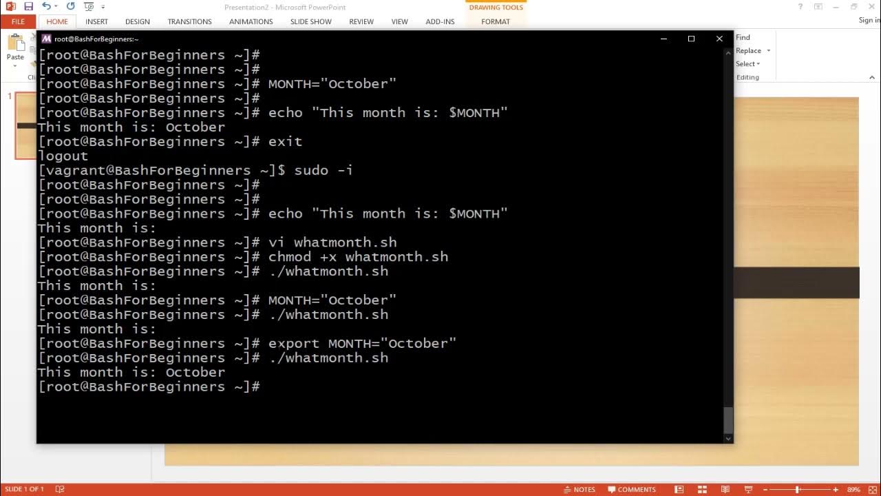 Exporting Variables In Bash Scripting - YouTube