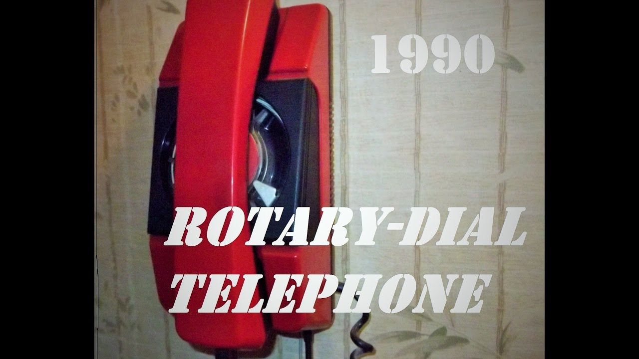 1990 Rotary Dial Telephone Made in Poland - YouTube