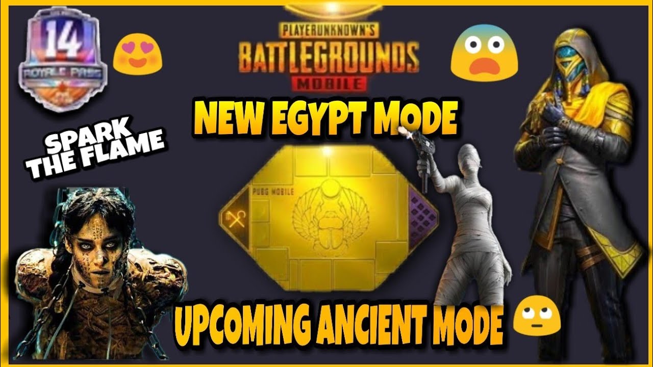 PUBG MOBILE NEW EGYPT MODE / SEASON 14 NEW UPDATE / NEW ANCIENT SECRET ...