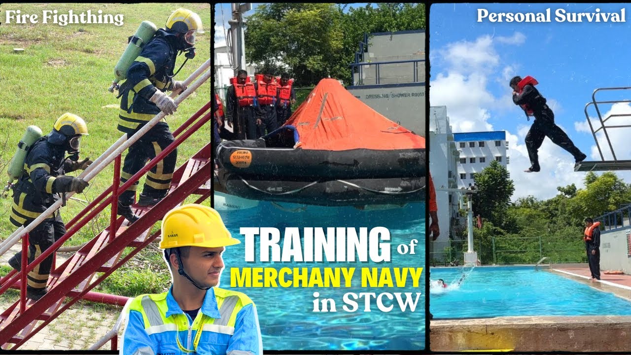How was STCW Training with MAERSK Cadets | AMET | Personal Survival ...