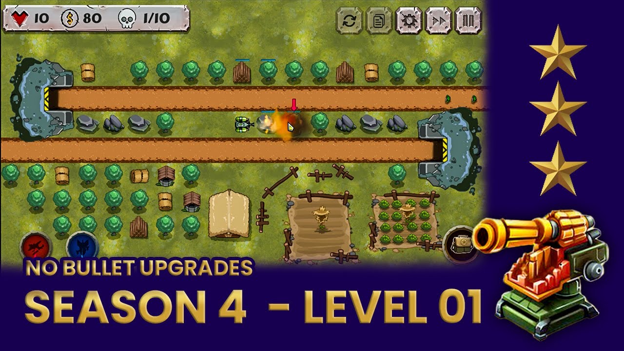 Battle Strategy: Tower Defense - Season 4 Level 01 Walkthrough - YouTube