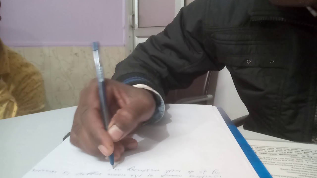 *WRITER'S CRAMP* DISEASE IS RELATED TO DIFFICULTY IN WRITING WORK.TASK ...
