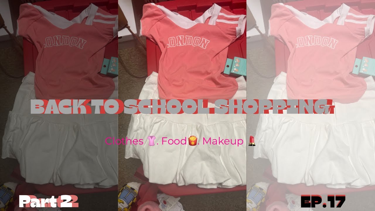 Back 2 school shopping part.2(18) - YouTube