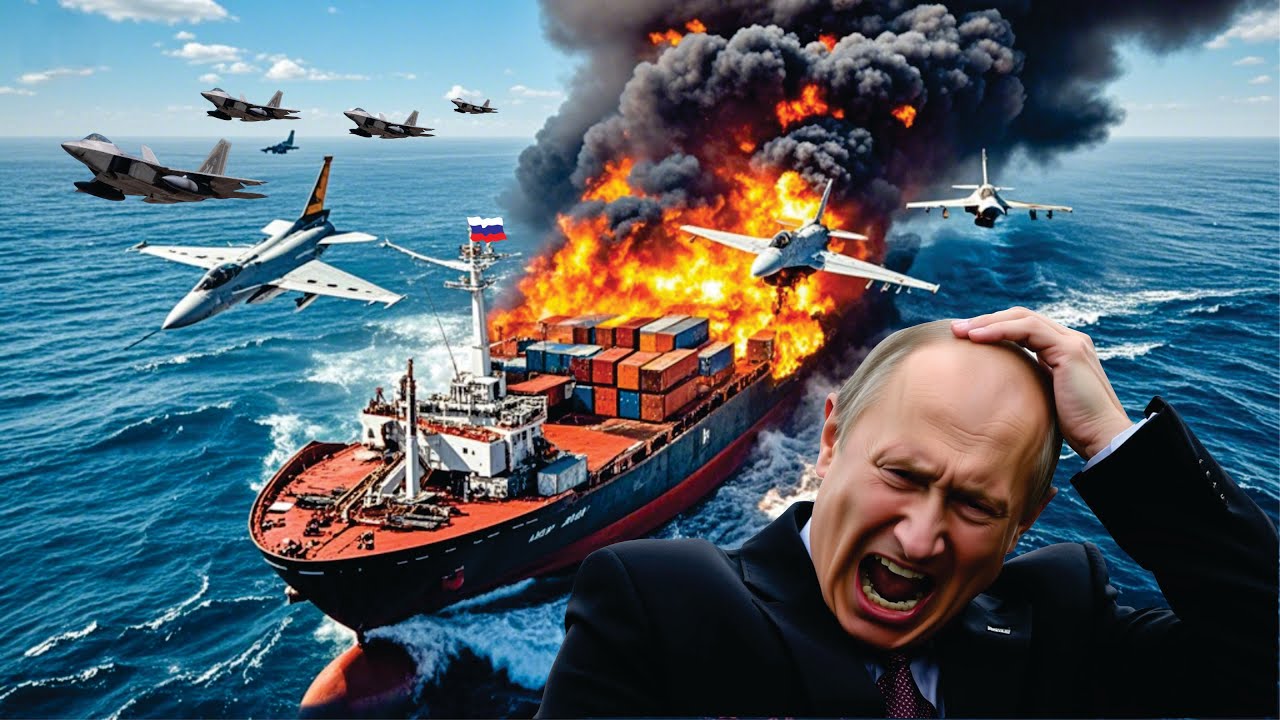 1 minute ago! A Russian cargo ship carrying 400 tons of ammunition was ...