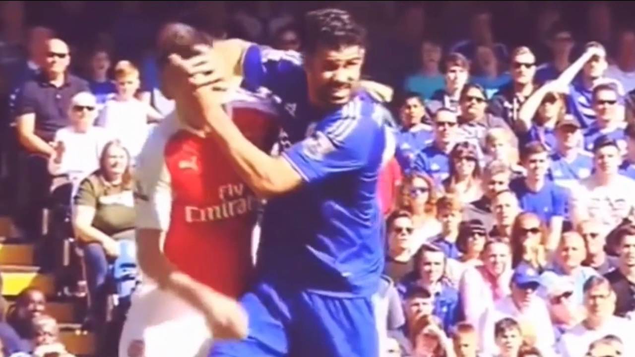 Best Football Fights of 2016 ft Cristiano Ronaldo,Messi,Diego Costa ...