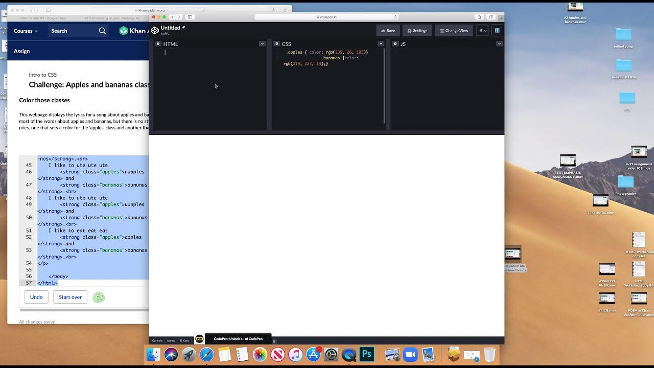 directions on how to use codepen io if you are ready to learn - YouTube