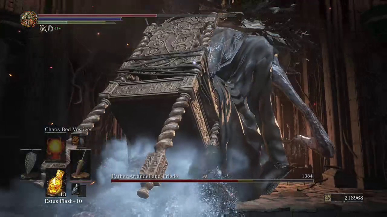 (DS3) NG+5 Father Ariandel and Sister Friede with BKGS - YouTube