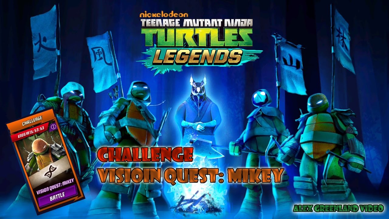 TMNT Legends - Challenge - Vision Quest: Mikey - 5 Battles - YouTube