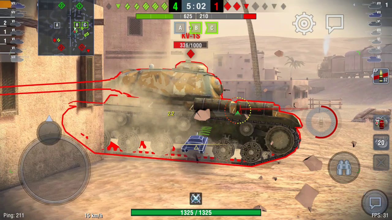 AT 7 TANK REVIEW, WORLD OF TANK BLITZ . ANDROID AND PC GAME. - YouTube