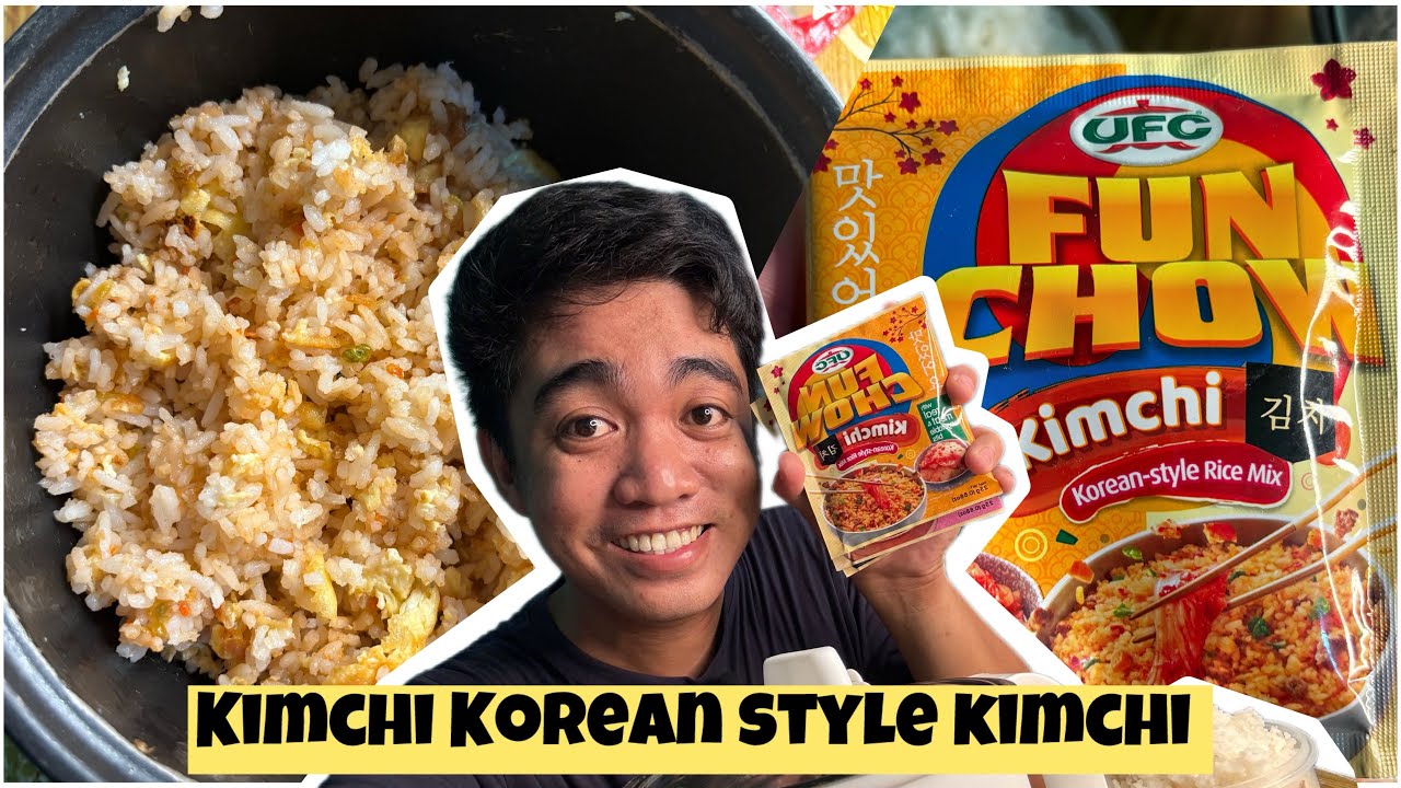 NEW UFC FUN CHOW KIMCHI KOREAN STYLE RICE MIX | TASTE TEST | RED ...