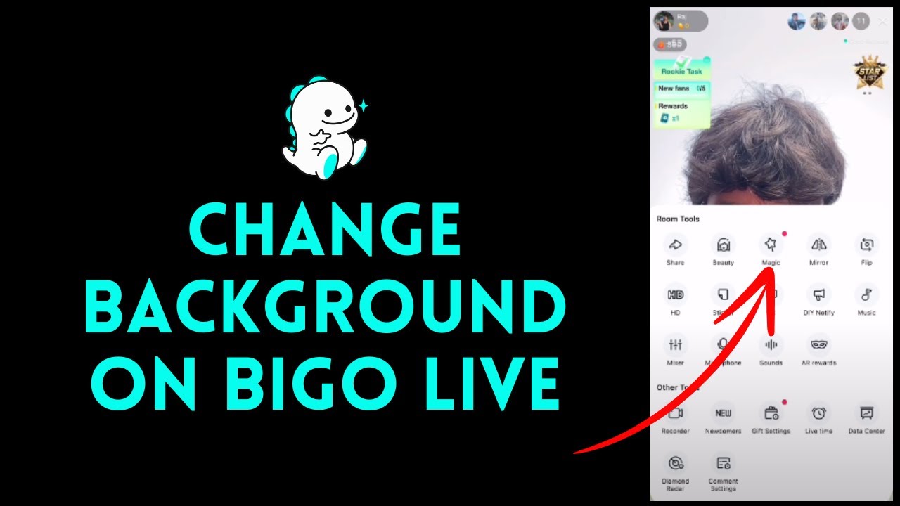How to Change Background on Bigo Live (2024) - YouTube