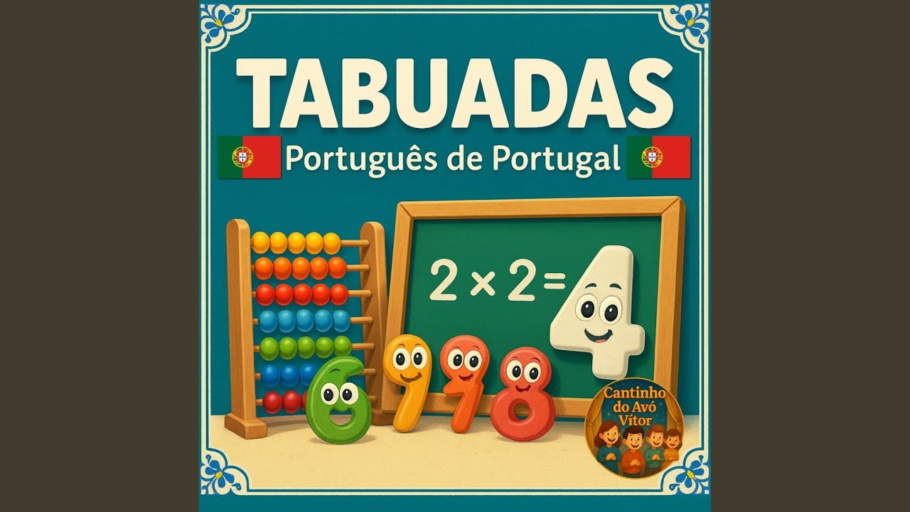Tabuada do Seis — Português de Portugal (PT-PT) | Música para Memorizar ...