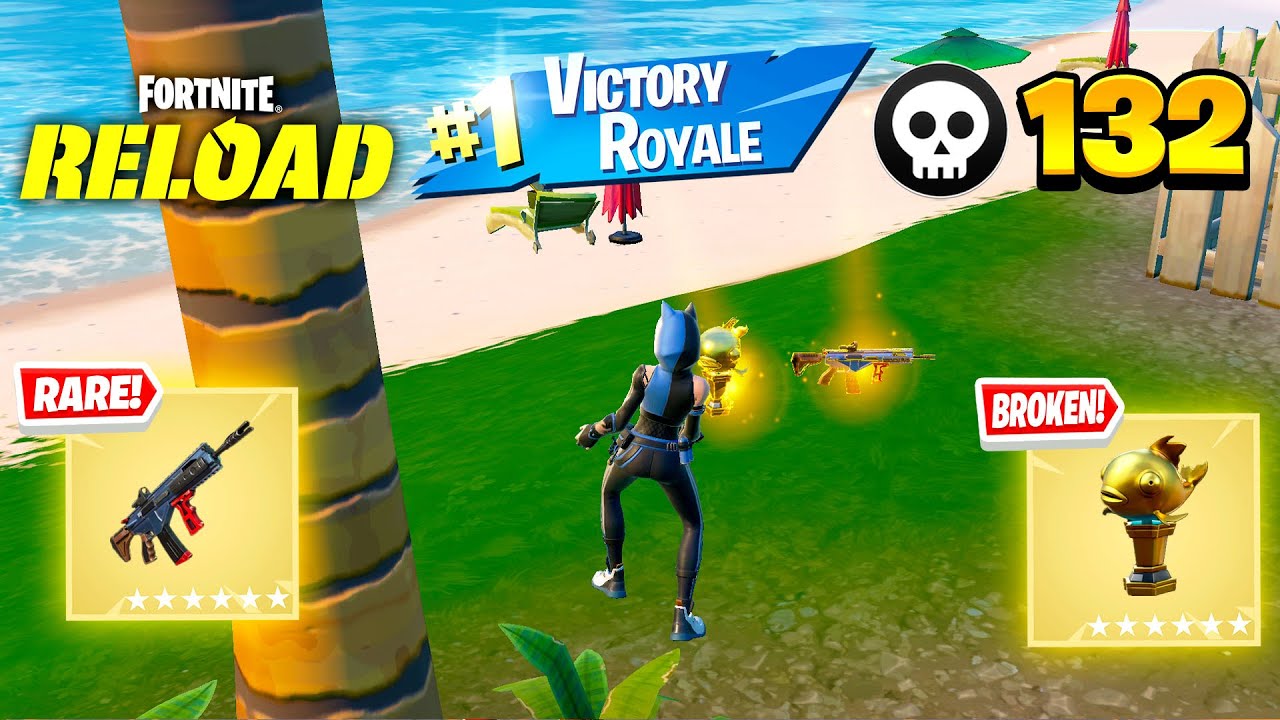 Domination with Mythic MK-SEVEN in Fortnite Reload! - YouTube