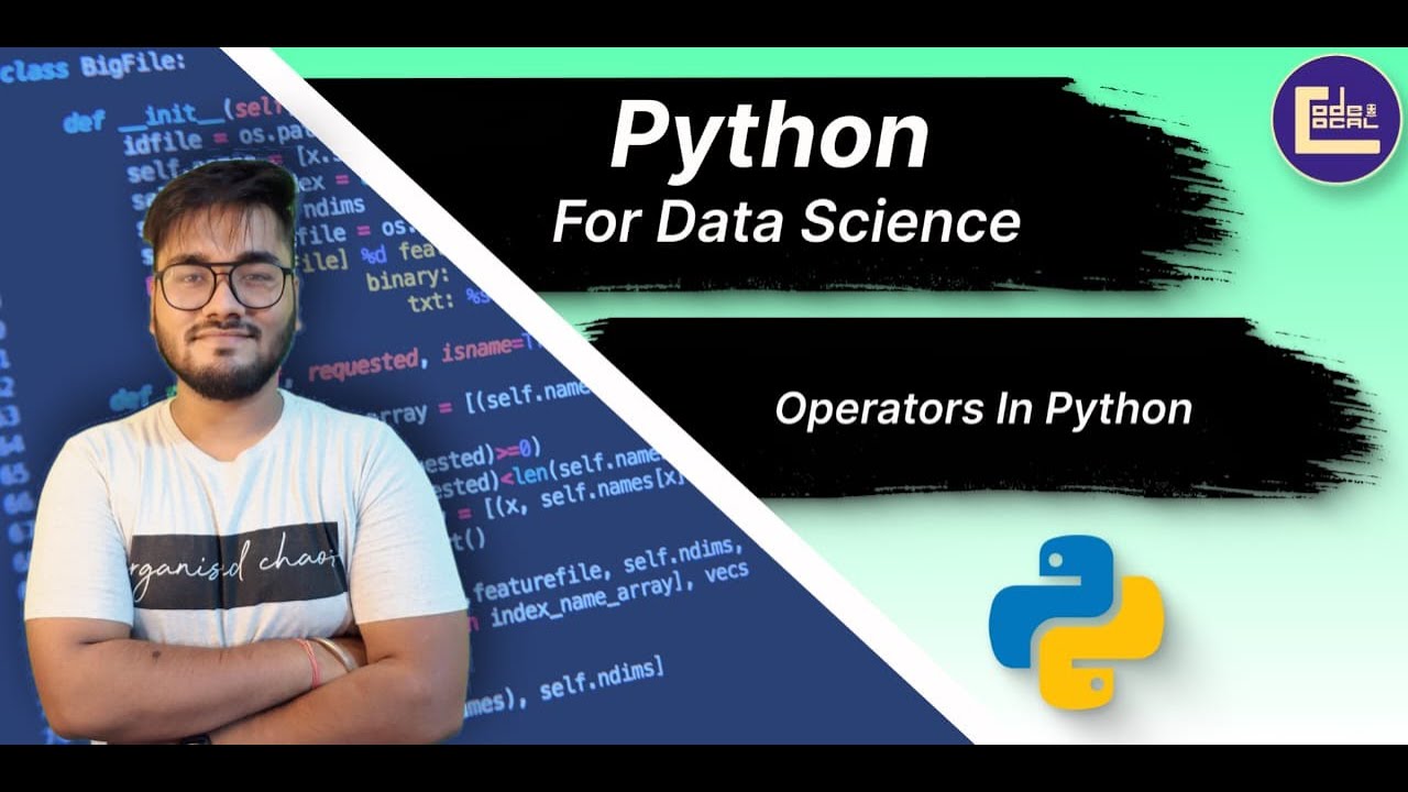Python For Data Science | Operators in Python | Lecture #5 #datascience #pythonlearning - YouTube