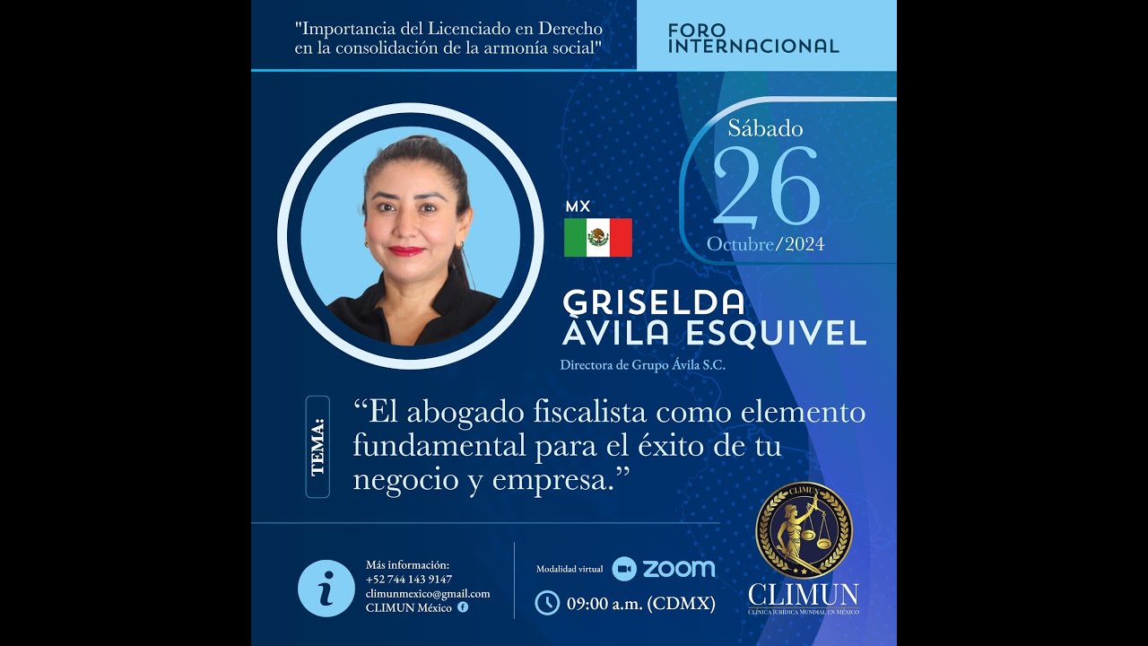 CLIMUN "El abogado fiscalista como elemento fundamental para el éxito ...