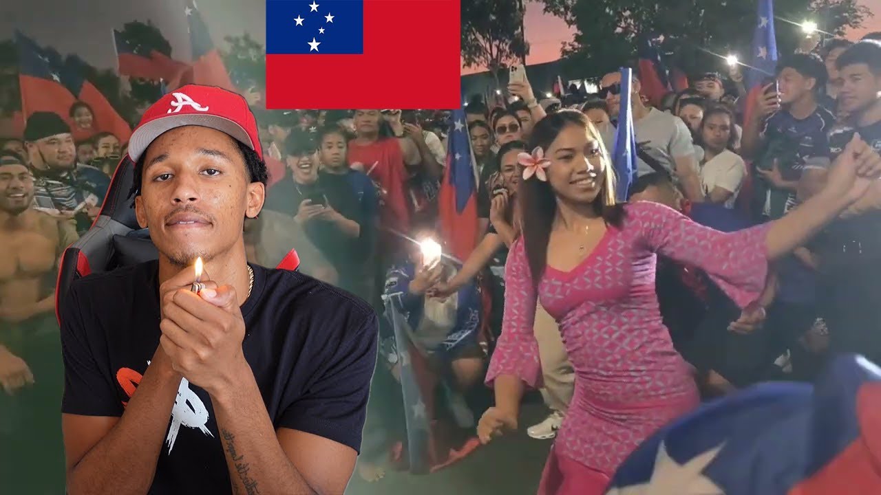 Samoans be LIT!! AMERICAN REACTS TO TOA SAMOA PARADE! - YouTube