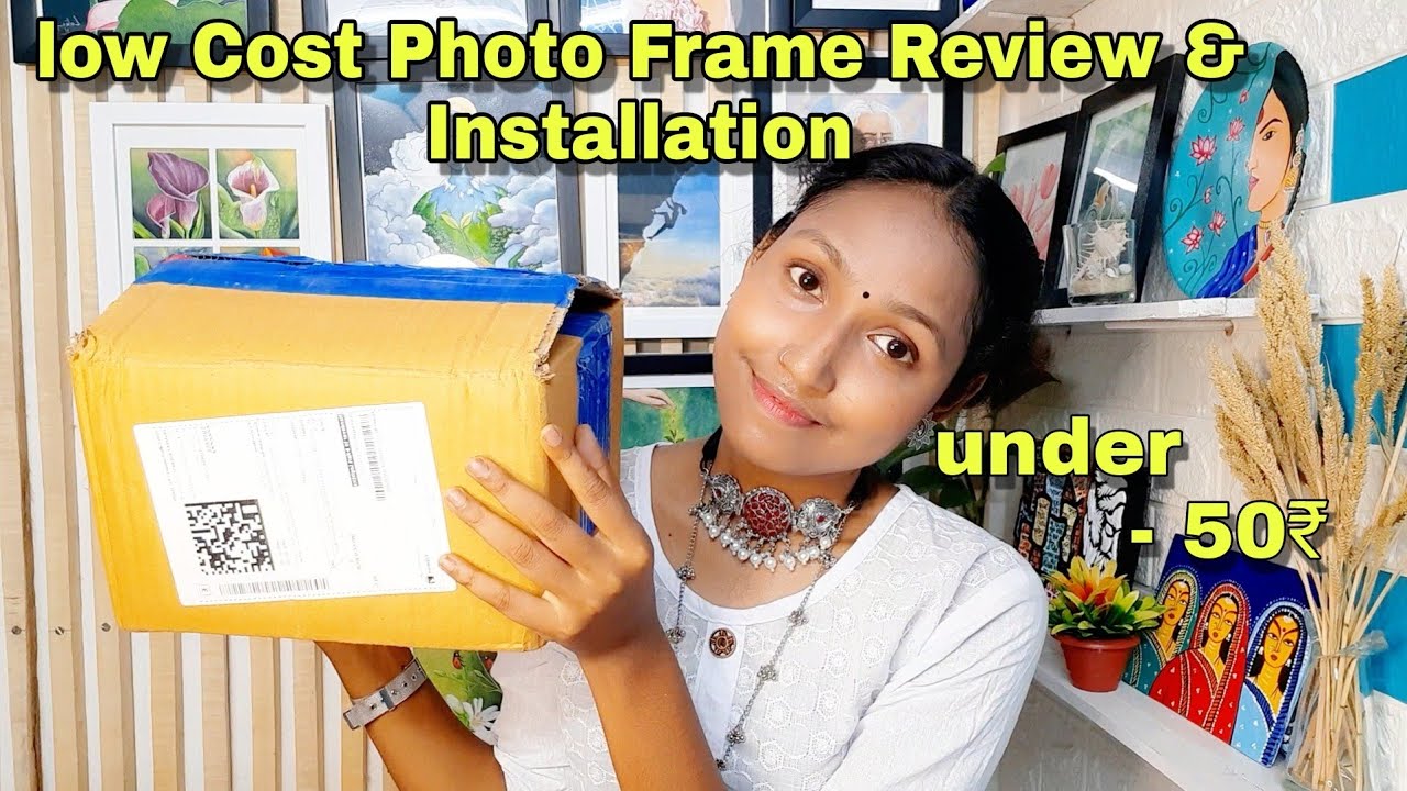 low Cost Photo Frame Review & Installation/ Flipkart Photo Frame Review ...