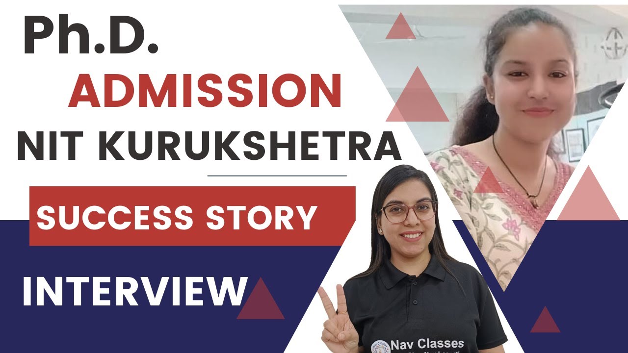Success Story | Ph.D Admission in NIT kurukshetra - Nisha Joshi | By ...