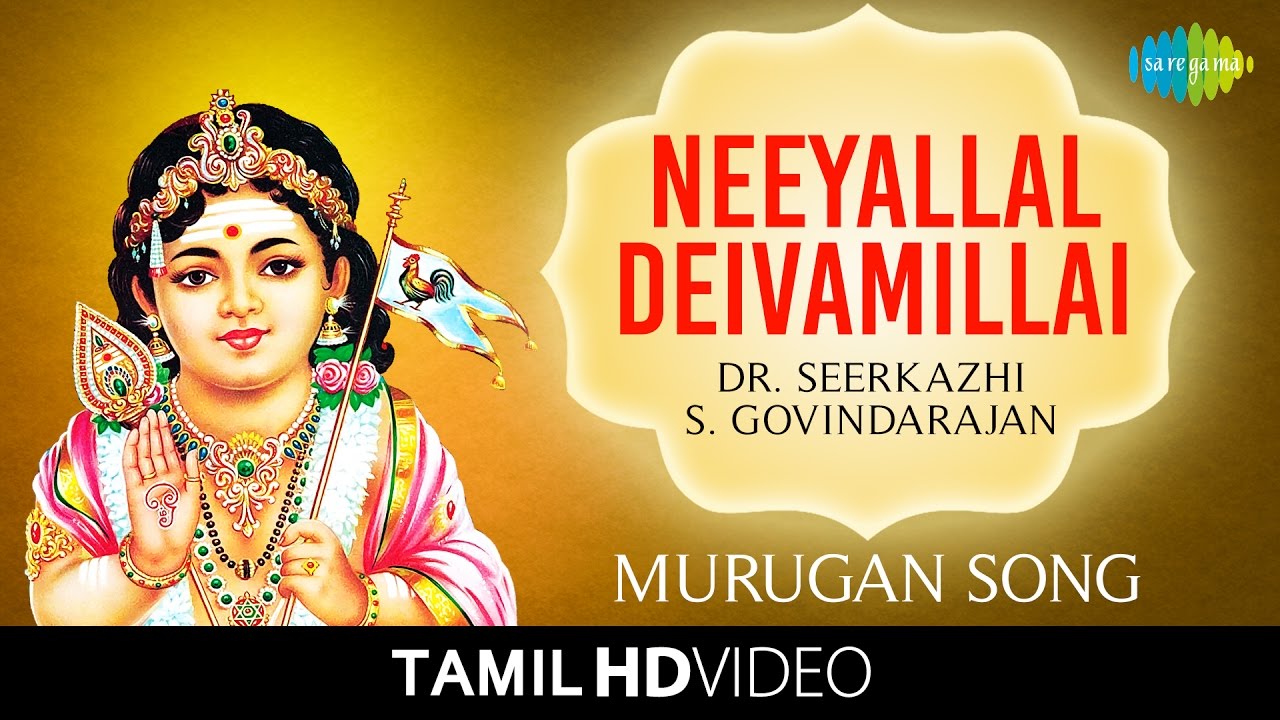Neeyallal Deivamillai | HD Tamil Devotional Video | Seerkazhi S ...