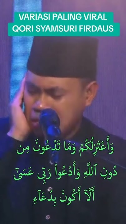 Variasi paling Viral Qori Syamsuri Firdaus # ...