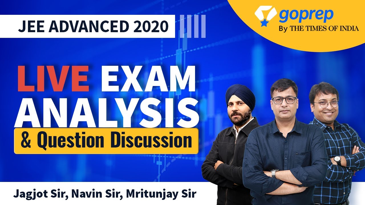 JEE Advanced 2020 Question Paper with Solution | JEE Advanced Paper ...