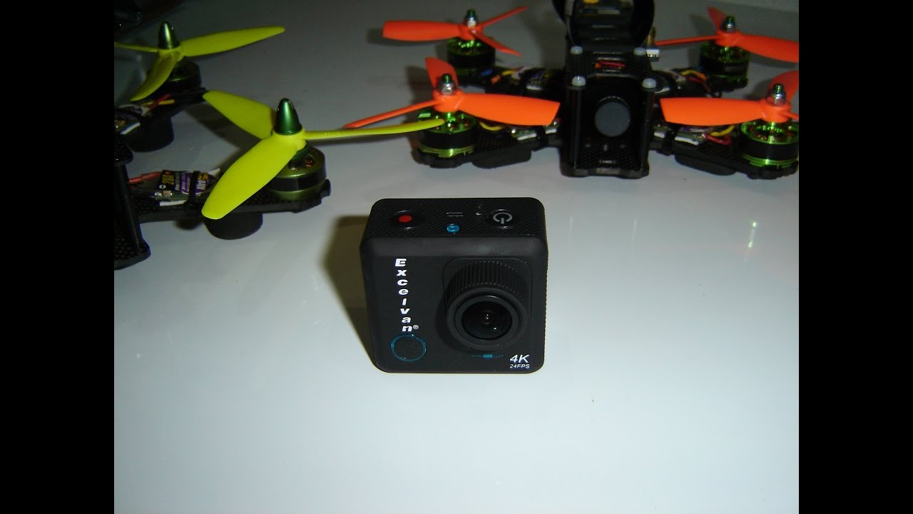 Excelvan 4k 24fps camera on QAV210 - YouTube