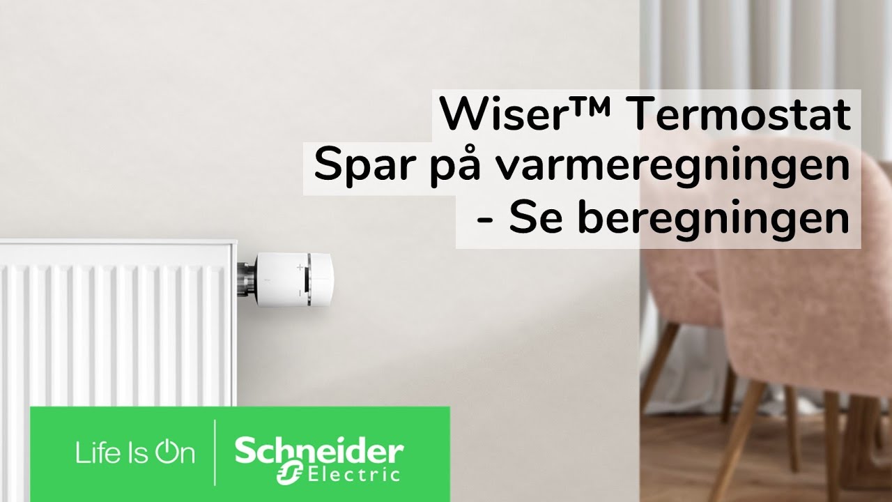 Så meget kan du spare på varmen ved at installere Wiser ...
