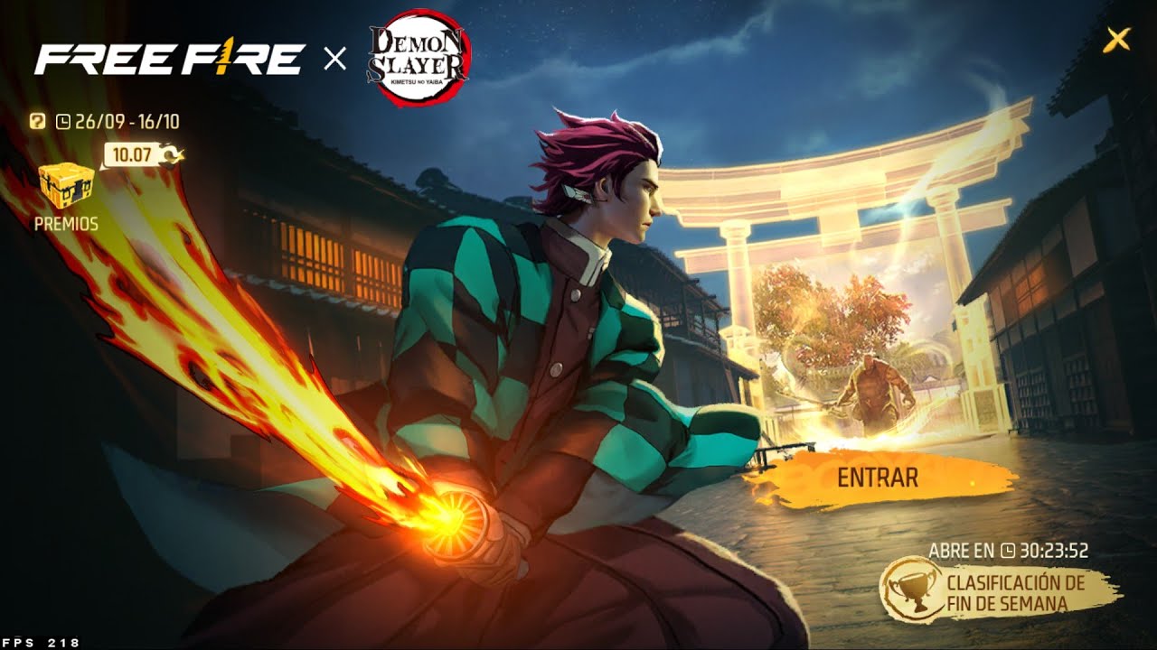 NUEVA SKIN DEMON SLAYER EN VIVO - YouTube