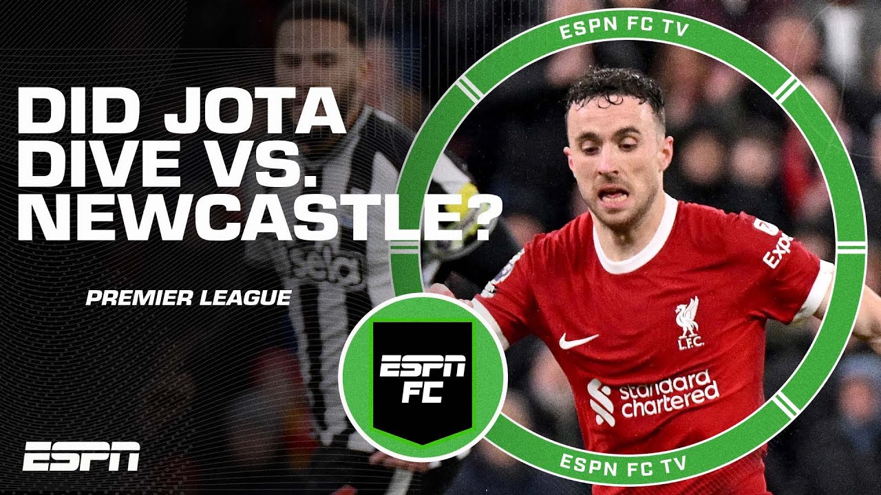 Did Diogo Jota DIVE for Liverpool’s late penalty vs. Newcastle ...