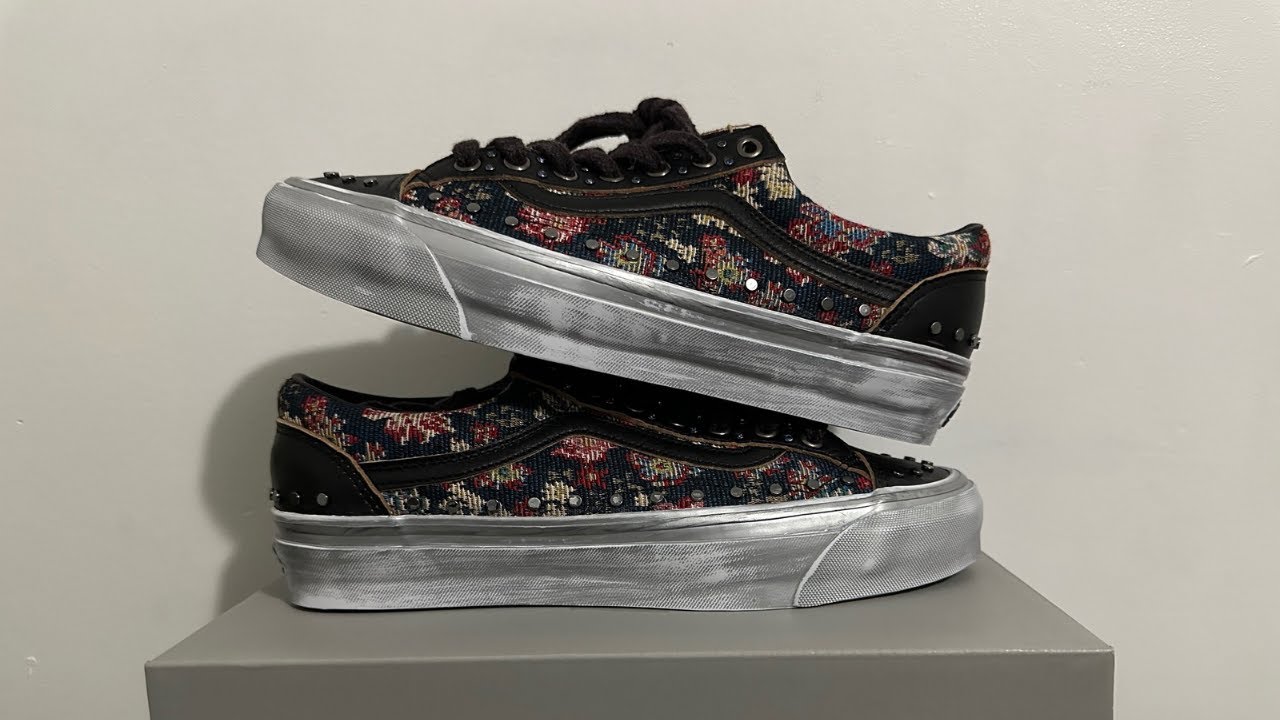 Vans OTW Old Skool Style 36 Floral Vibram: Review and On Feet - YouTube