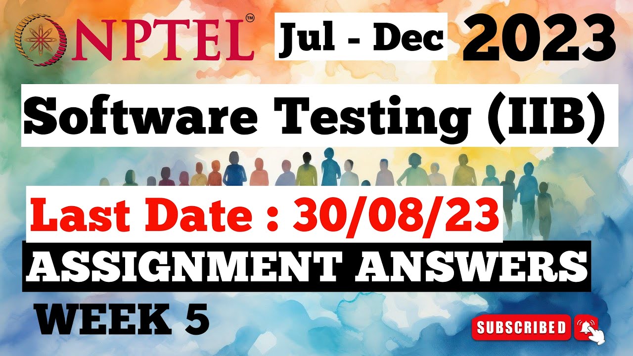 Software Testing IITB Week 5 Assignment Answers | NPTEL - YouTube