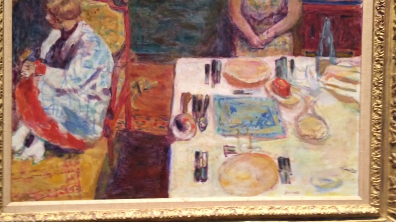 Observing Bonnard's painting "Before Dinner" - YouTube