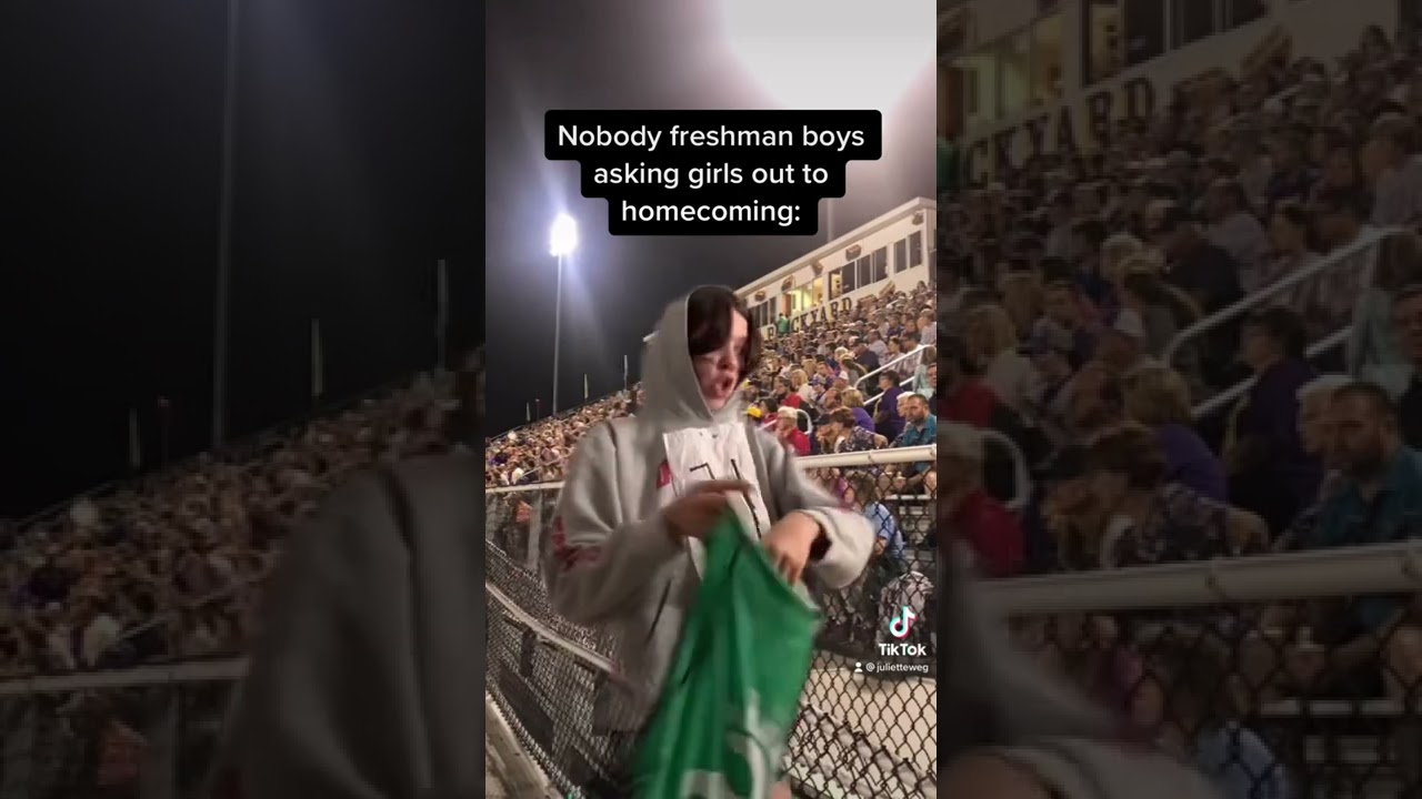 POV freshman boys asking girls out to homecoming: - YouTube