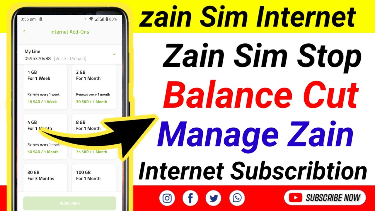 How to stop Zain SIM from auto-renewing | How to manage Zain SIM net ...