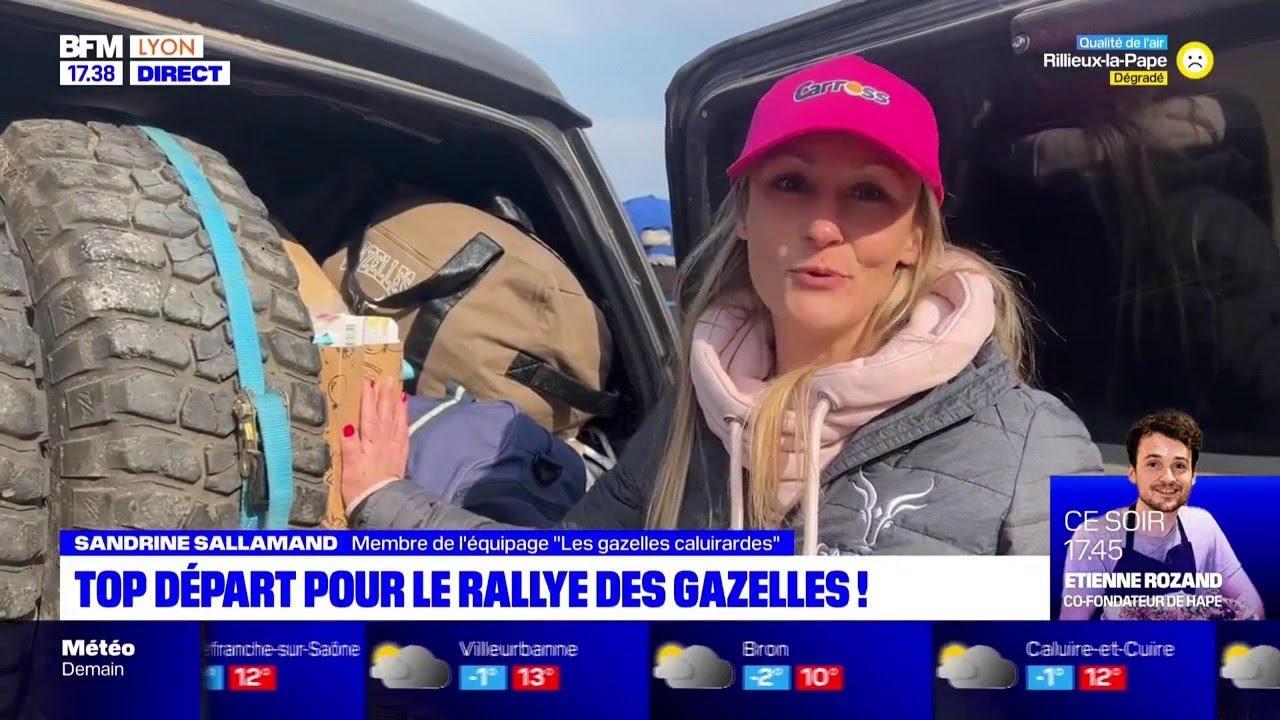 Top départ pour le Rallye des Gazelles - YouTube