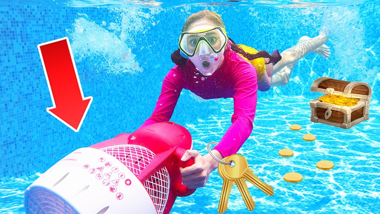 Ellie's DIY Ocean Experiment to Find School Materials - YouTube