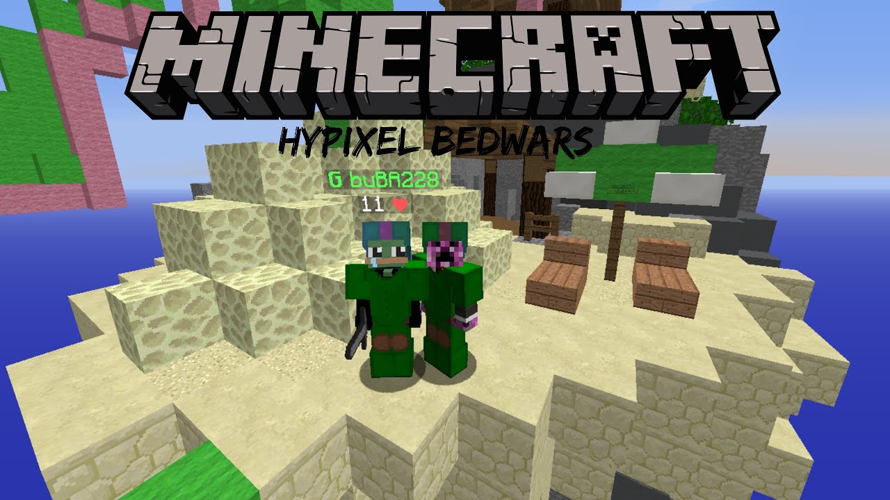 Minecraft hypixel Bedwars - YouTube