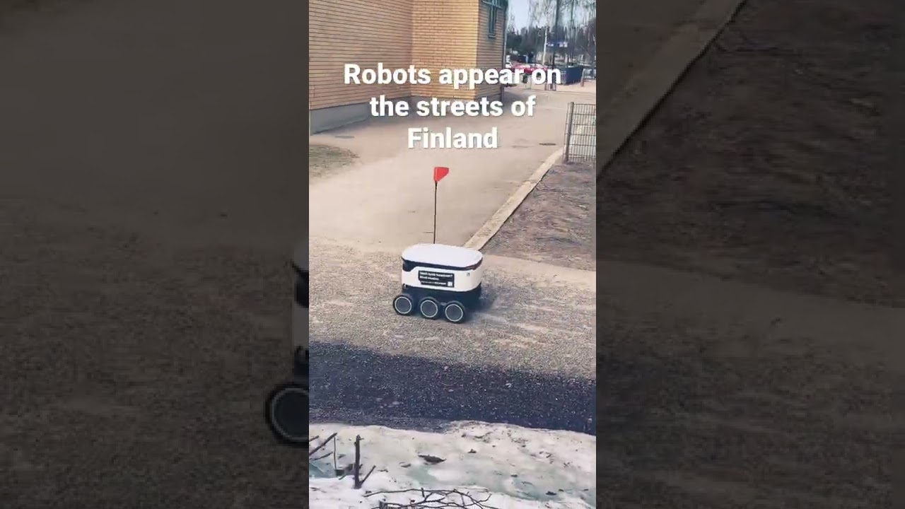 Alepa home delivery robots - YouTube
