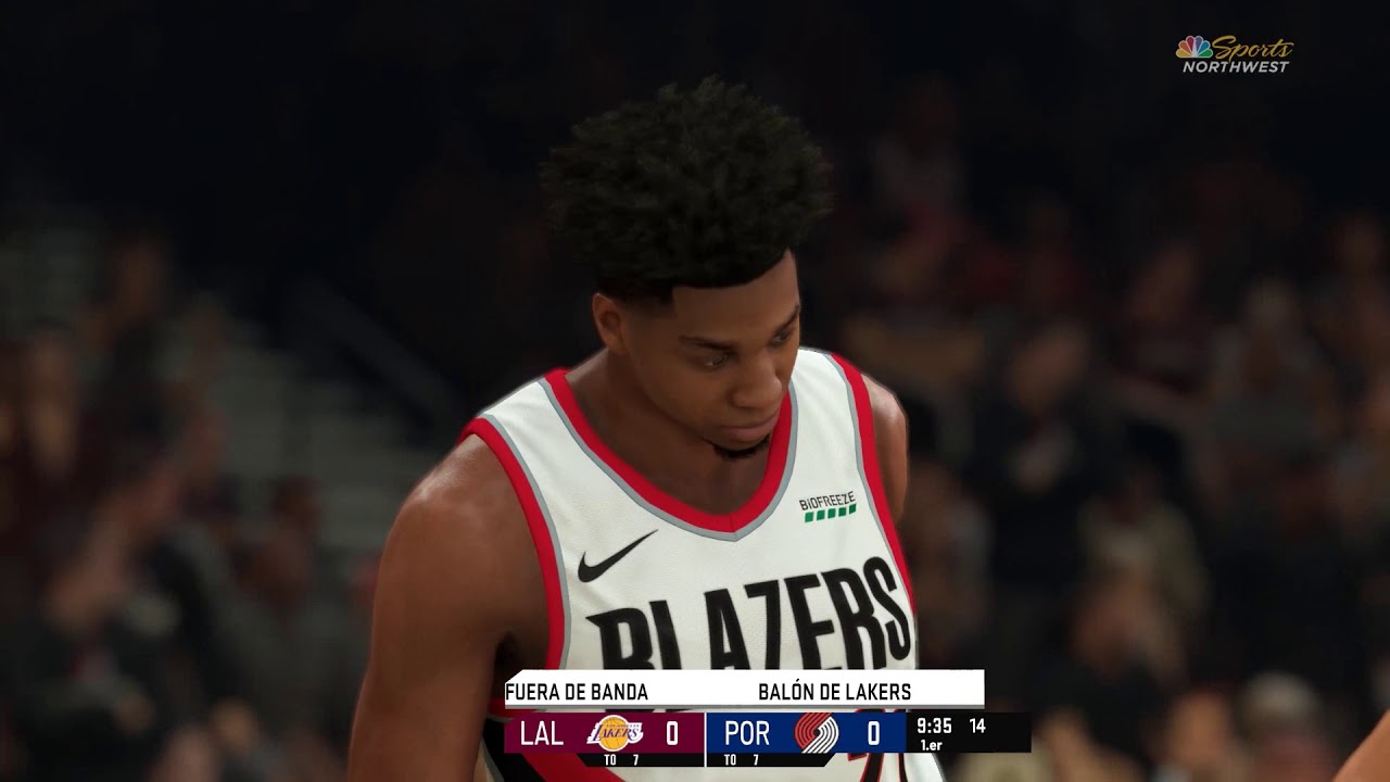 NBA 2K20 playing with NBC NorthWest Scoreboard and Watermark Mod - YouTube