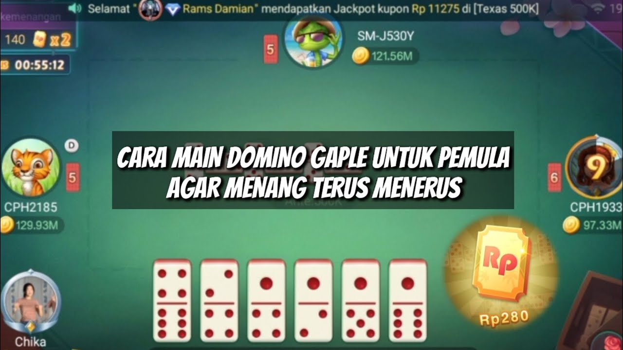 Tips dan Trik Main Domino Gaple Online - YouTube