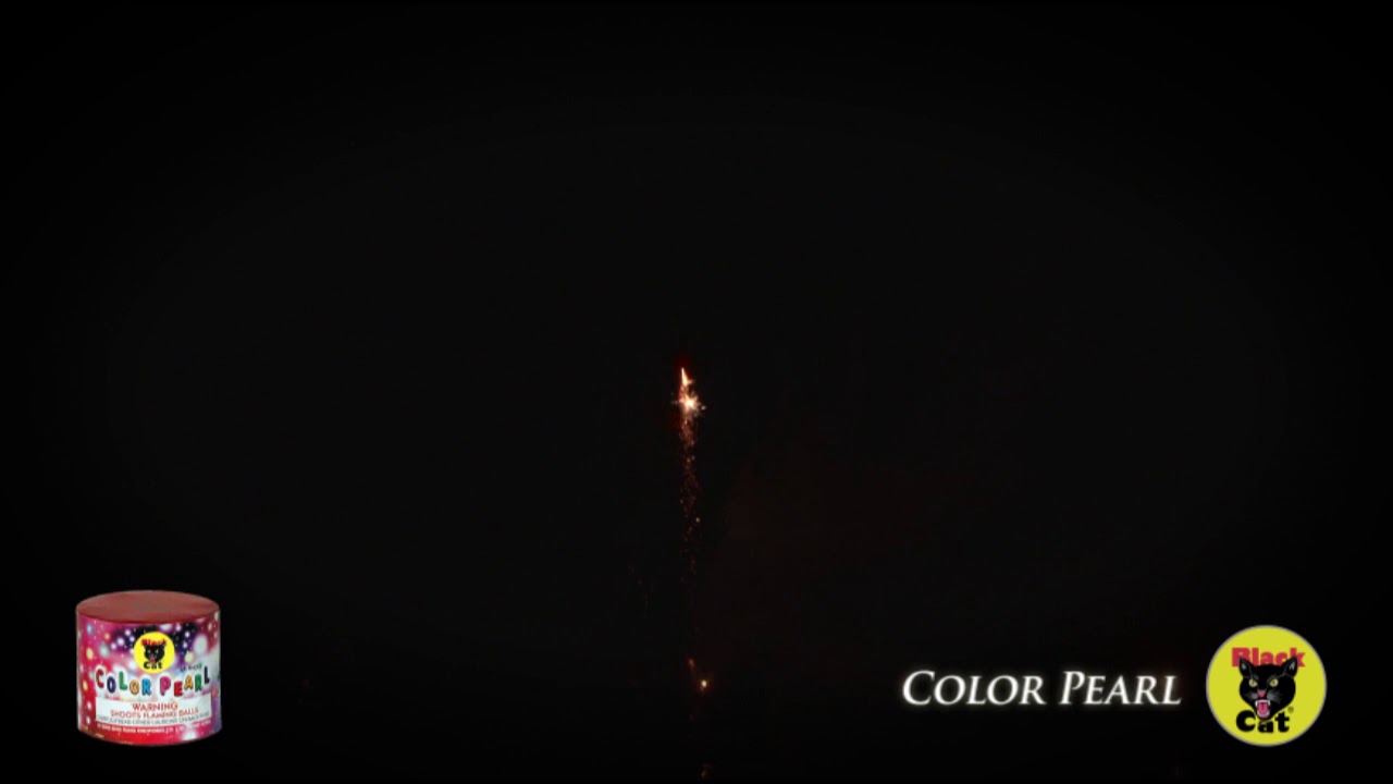 48 Shot Color Pearl by Black Cat Fireworks 40/2 MEBC6038 - YouTube